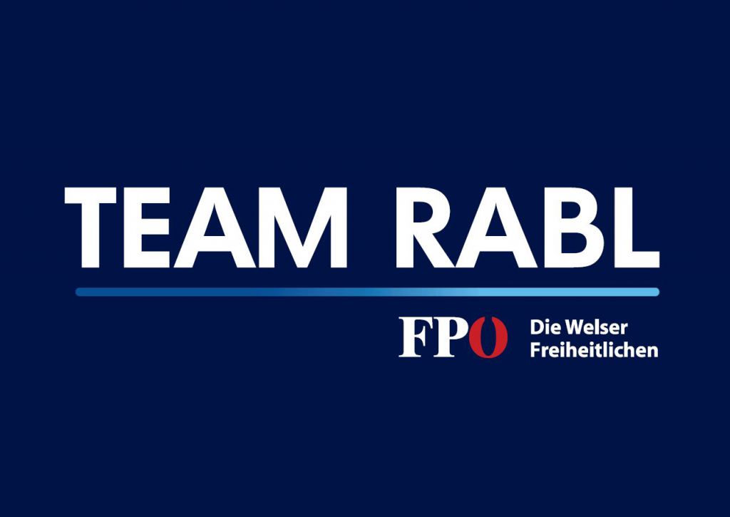 100 % für Spitzenkandidat Dr. Andreas Rabl - FPÖ Wels